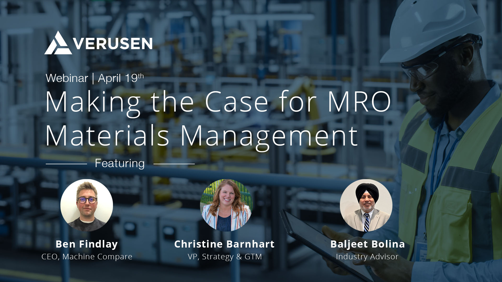 MRO Webinar: Making a Case for MRO Materials Management in 2022