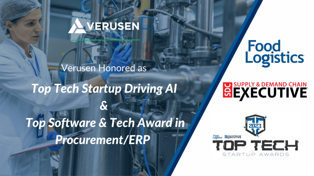 Verusen Wins Multiple Awards for Supply Chain Industry Excellence