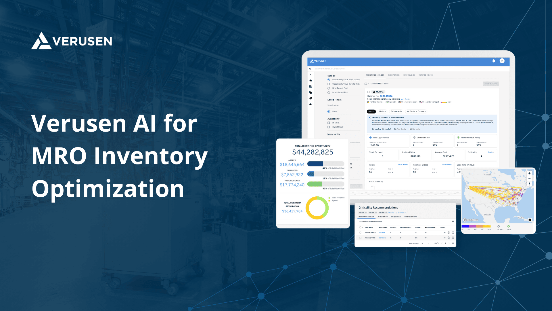 Verusen AI for MRO Inventory Optimization